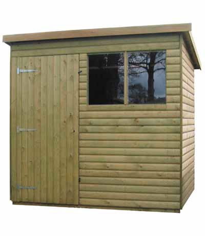 Scandinavian Pent Shed by Pinelap Sheds | Bradford - Pinelap